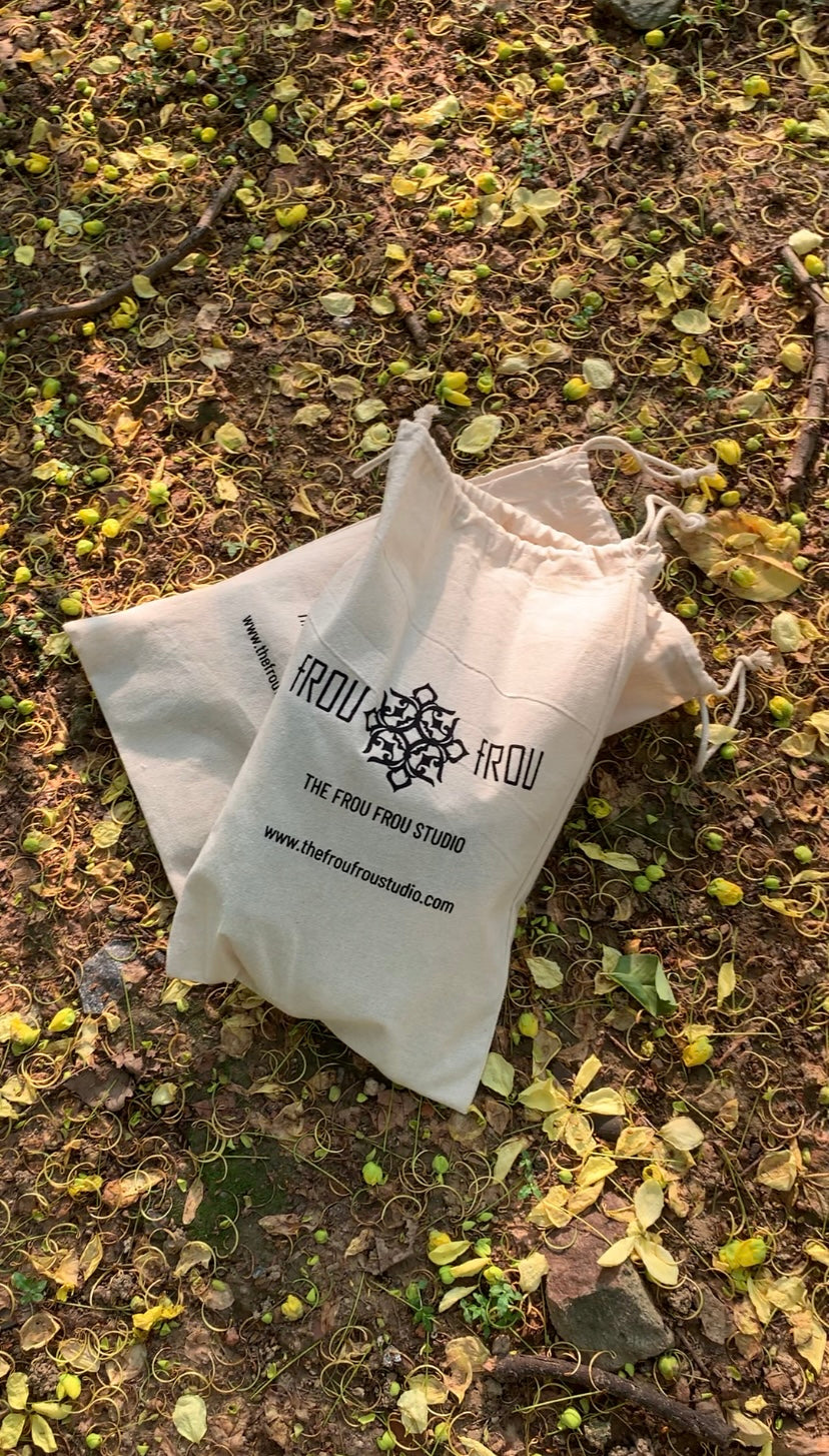 Eco-friendly Draw String Bag – The Frou Frou Studio